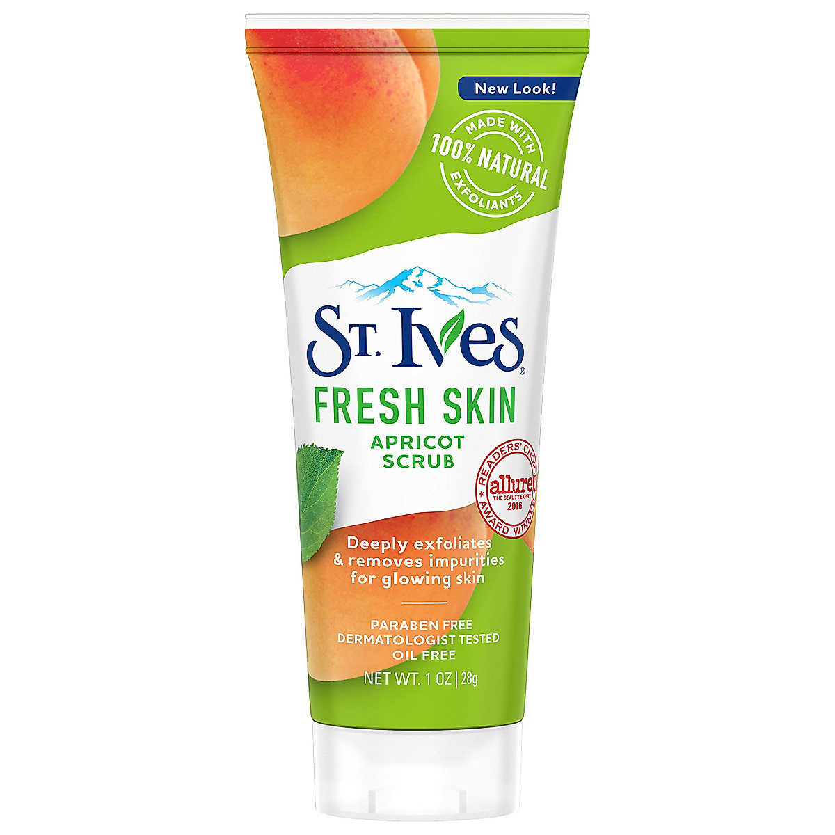 St. Ives Fresh Skin Scrub, Apricot, 1 oz