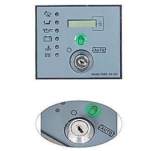 Timunr DSE702K-AS Generator Controller with Key, Generator Accessory Self Start Control Generator Controller