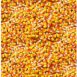 Timeless Treasures I Boo What I Want Packed Halloween Candy Corn Cotton Fabric by The Yard, CD2938-CORN