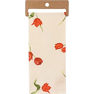 Primitives by Kathy I Can't Wait to Kiss Your Tulips Decorative Kitchen Towel