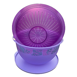 Generic Impressions 18 Cup Bowl and Colander Insert Set in Shades of Purple