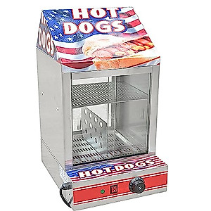 Commercial Food Warmer Display Cases,2-Tier Food Warmer,Heated Cabinet,Pastry Display Case for Pizza Hot Dog Hamburger Bread,etc,110V 1200W Temperature control range 30-110 ℃