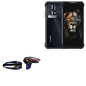 BoxWave Gaming Gear for Oukitel WP17 (Gaming Gear by BoxWave) - Touchscreen QuickTrigger Auto, Trigger Buttons Autofire Gaming Mobile FPS for Oukitel WP17 - Jet Black
