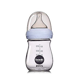JOOVY Boob Glass Bottle & Sleeve, 5 Ounce
