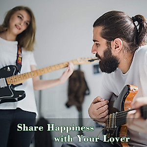 NUOSIYA USB Guitar Cable 10Ft, USB to 6.35mm Guitar Cord, USB Male to 1/4 Inch TS Mono Jack Connector Cord, Electric Guitar Bass to PC USB Converter Cable for Instruments Recording Singing