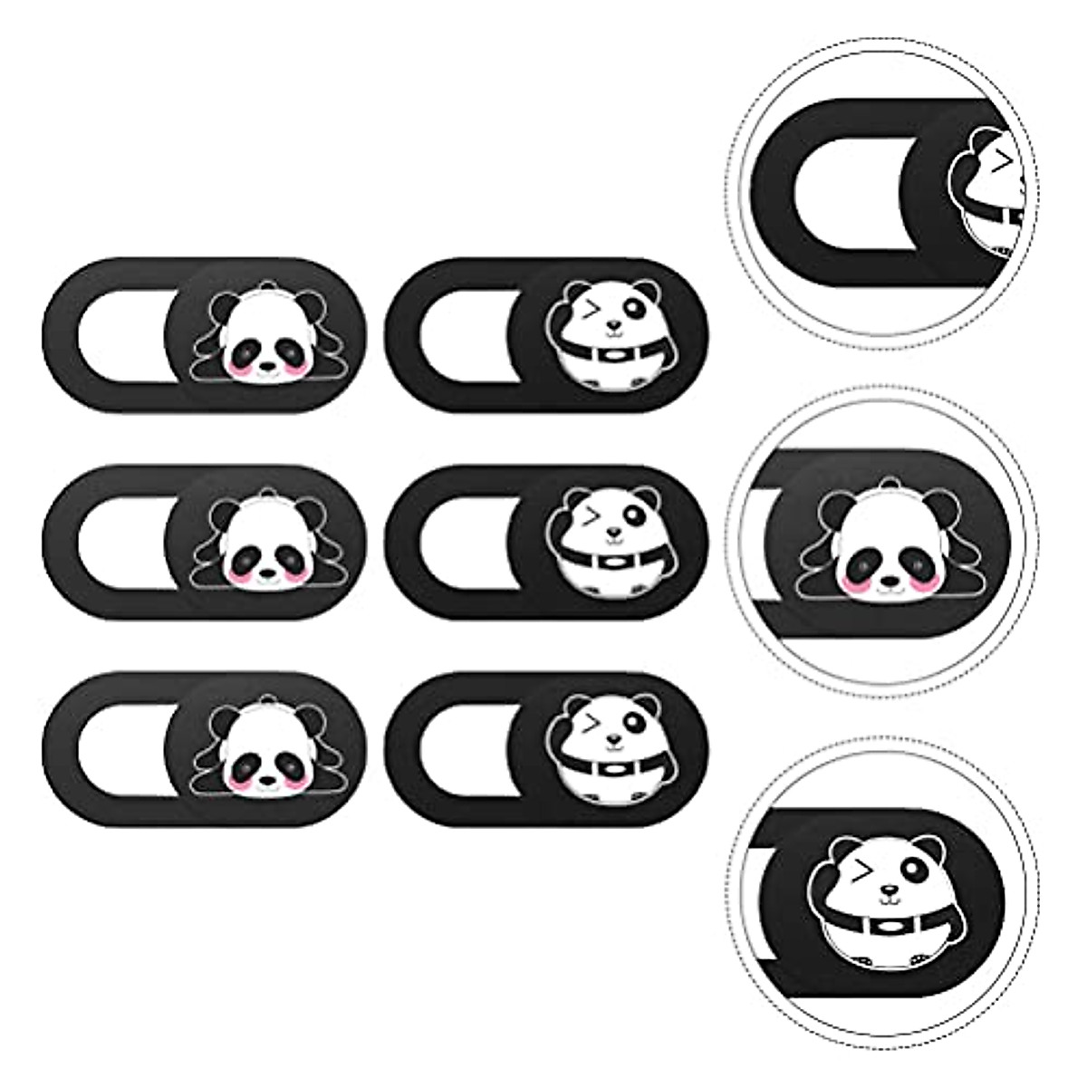 OSALADI Computers Laptops Computer Camera Cover 6PCS Camera Cover Slide Blocker Privacy Cover Webcam Sliding Cover Computers Laptops Camera for Computer