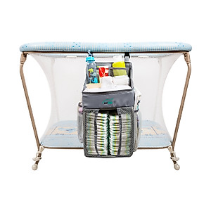 DaliWay Baby Diaper Organizer for Nursery (Grey)