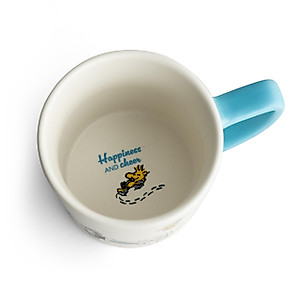 DaySpring - Peanuts - Christmastime is Here Ceramic Mug, 14oz, Blue