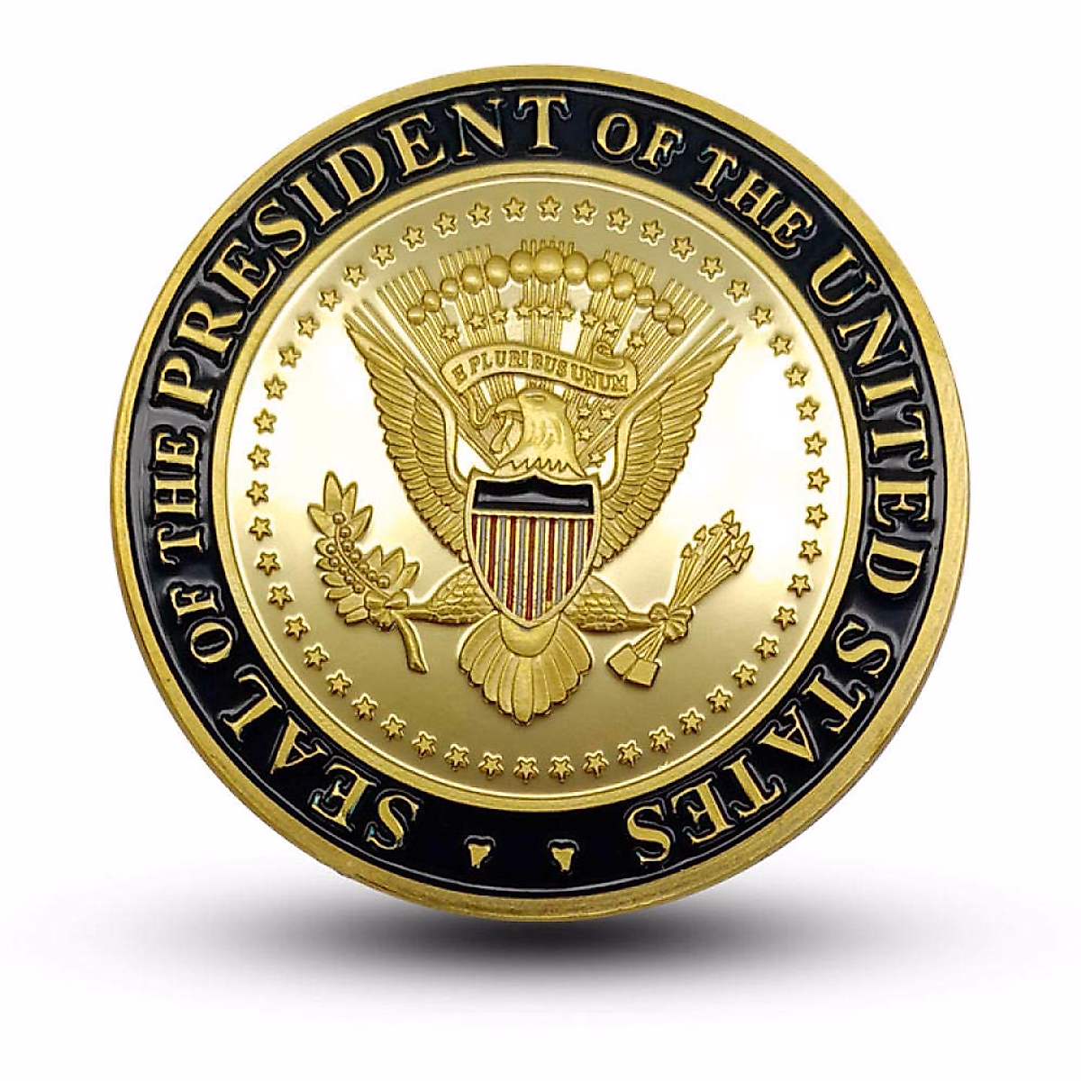 MKIOPNM Exquisite Coin New U.S. Secret Service USSS Commemorative Coin Foreign Coin Presidential Bodyguard S.H.I.E.L.D. Agent Honorary Gold Coin Perfect Replacement for Original Coins
