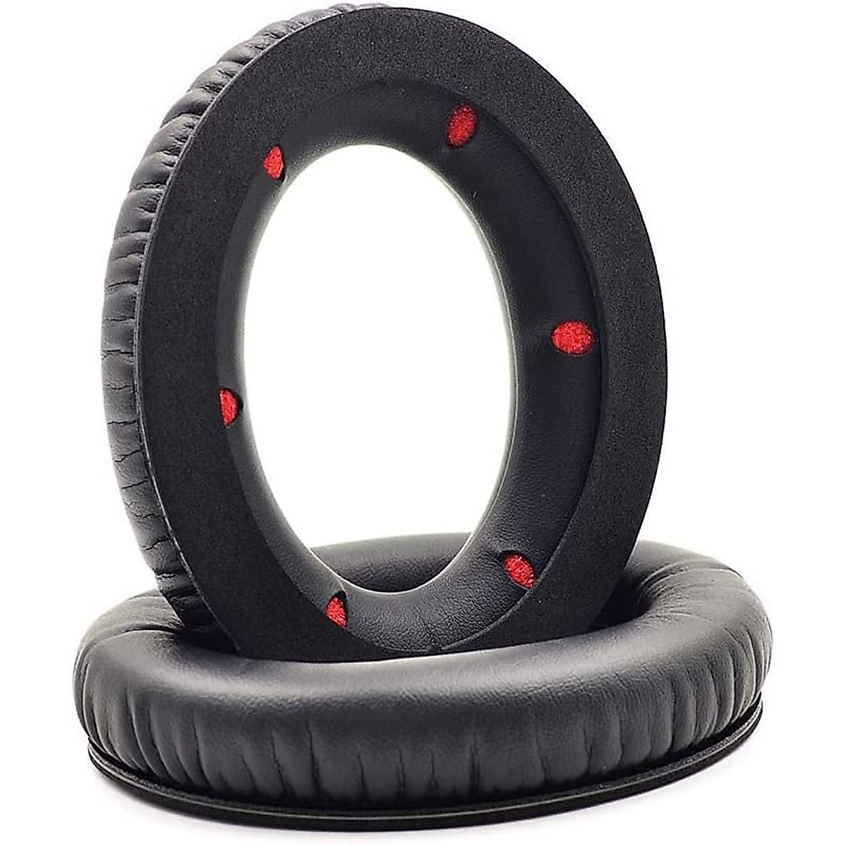 Cloud Revolver Ear Pads, Replacement Ear Cushion Earpads Cups Muffs Protein Leather Foam Pillow Cover Repair Parts for Kingston HyperX Cloud Revolver/Revolver S Gaming Headsets - Black