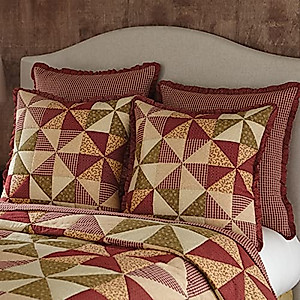 Park Designs Mill Village Patchwork Euro Sham