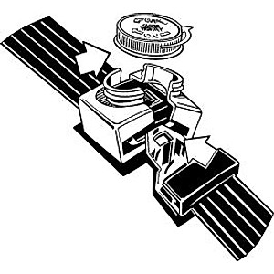 Buckle Guard Seat Belt Button Cover (Black 2 Pack) Deters Kids and Disabled Adults from Opening Their Seat Belt Buckles While Riding in a Motorized Vehicle, Works Best on Buses, Commercial Vans