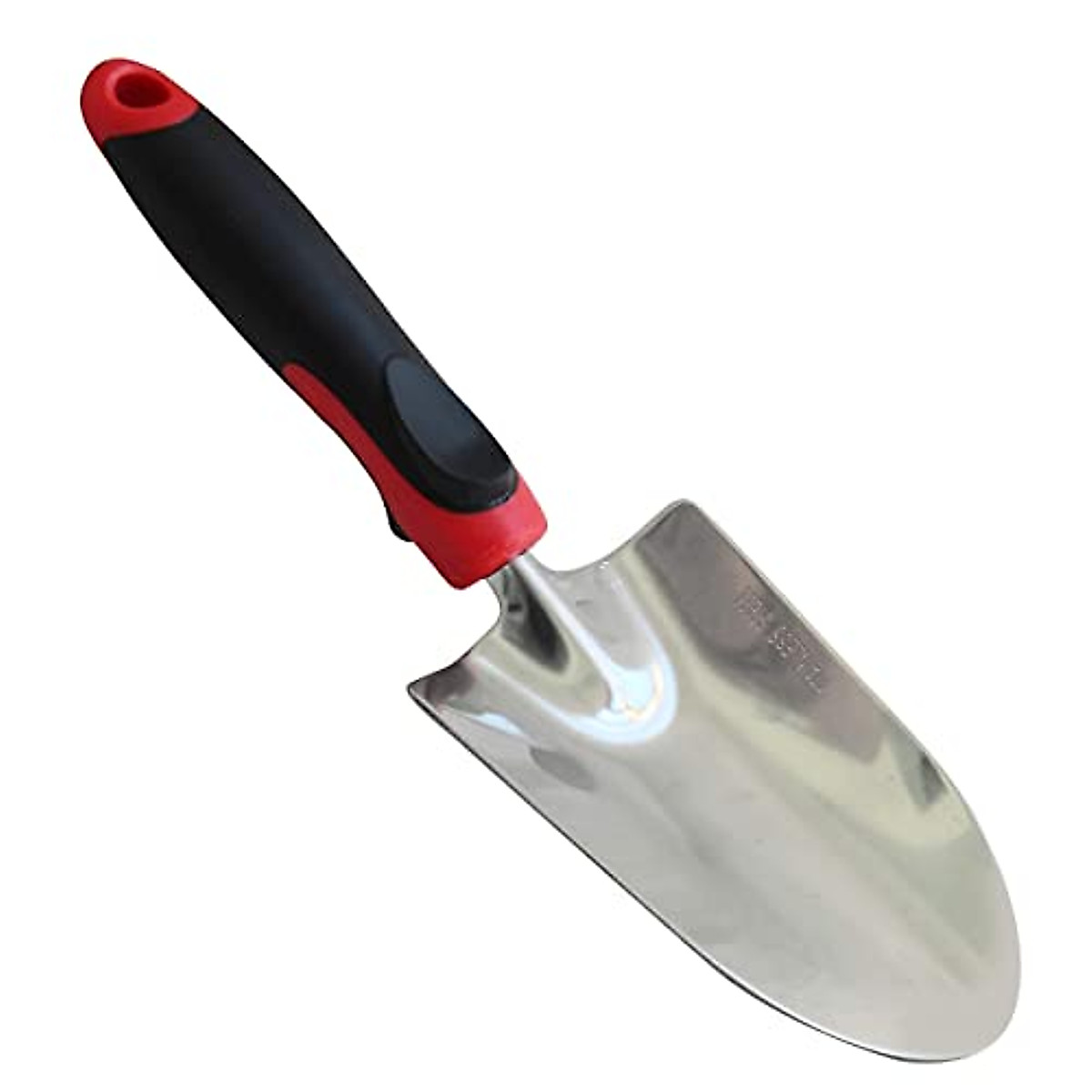 TABOR TOOLS D124A 3-Piece Garden Tool Set with Rubberized Non-Slip Handles, Stainless Steel, Includes Hand Trowel, Cultivator Hand Rake, and Transplanter with Gradation Marks