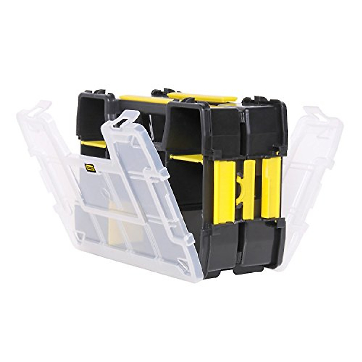 Stanley Sortmaster Lite Organizer 11.5" Lx2.5" Wx8.5" H Black Yellow Clear (2 Pack)