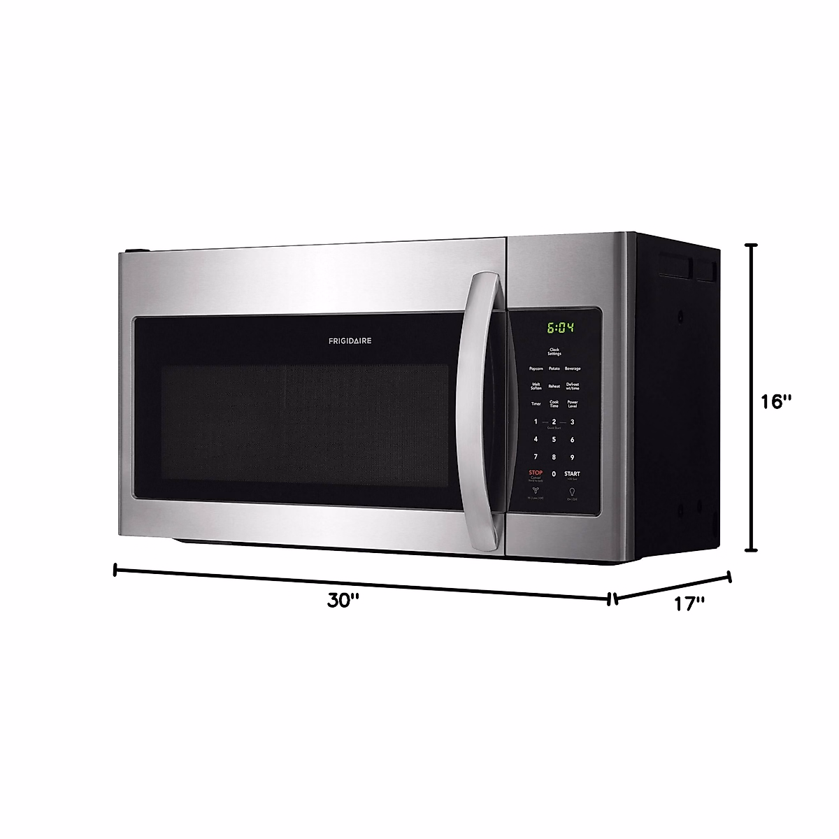 FRIGIDAIRE FFMV1645TS 30" Over the Range Microwave with 1.6 cu. ft. in Stainless Steel