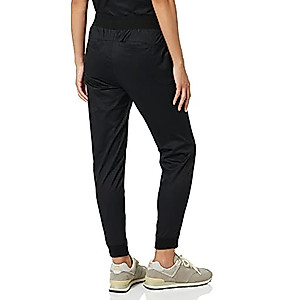 Amazon Essentials Women's Slim Fit Jogger Scrub Pant (Available in Plus Size), Black, Large