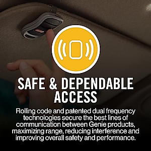 Genie Chain Drive 550 Garage Door Opener, Heavy Duty Chain Drive Opener, Model 2035-TKO