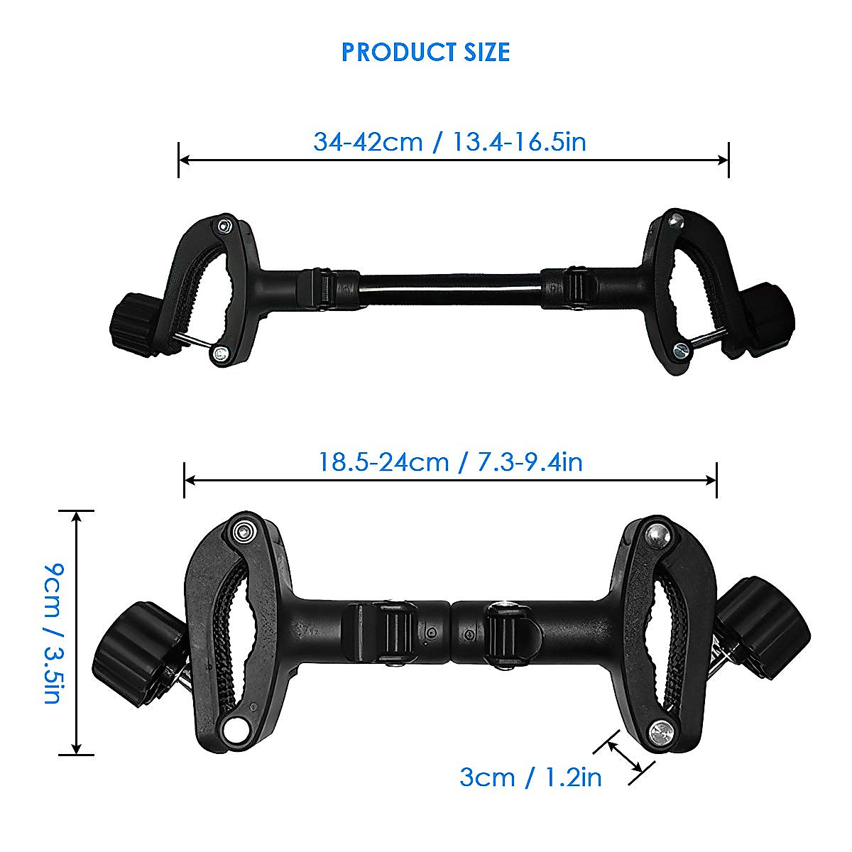 Wallfire Baby Stroller Connectors Universal Baby Cart Pushchair Connectors
