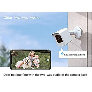 PEF Mount for All-New Wyze Cam V3 ONLY, Weatherproof Protective Cover and 360 Degree Adjustable Wall Mount Solid Housing for Wyze V3 Outdoor Indoor Smart Home Camera System (White, 1 Pack)