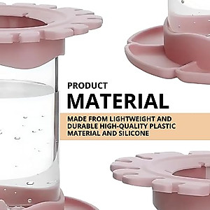 Paint Brush Cleaner Tool Pink – Paint Brush Rinser Brush Cleaner Tool Large Cup Painting Supplies for Artists Paint Brush Cleaner Rinse Cup Drawing Cup Painting Cups Paint Brush Cleaner for Kids