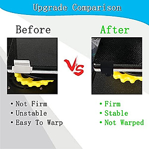 8PCS 3D Printer Glass Bed Clips, 3D Printer Lattice Glass Fixing Clamp, Hot Bed Printing Platform Upgrade Kit for Ender 3s 3 Pro, 5 Pro, CR-20 PRO, CR-10S Pro 3D Printer