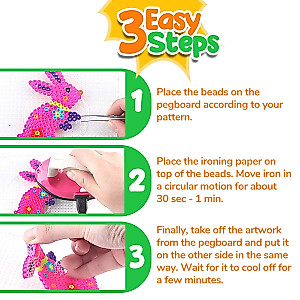 GoodyKing 5500 pcs+ Arts and Crafts Fuse Beads Kit for Kids with Instruction - 5mm Pixel Art Melty Plastic Beads Set with 111 Patterns, 21 Assorted Colors Plus - School Teens Kids Age 4 5 6 7 8 and up