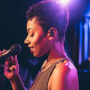 Audio-Technica ATH-E40 Professional In-Ear Monitor Headphones, Black