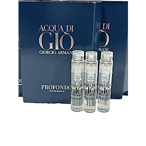 GIORGIO ARMANI Acqua Di GIO Profondo Sample Spray Perfume 1.2ml / 0.04 oz - 3 PCS set