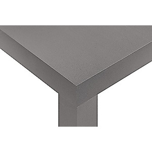 Ameriwood Home Parsons Modern End Table, Gray