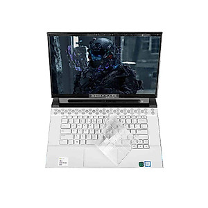 Keyboard Cover for Dell Alienware m15 R2 R3 R4 15.6 Gaming Laptop, Dell G7 17-7700 Gaming Laptop Accessories Keyboard Cover (Not Fit m15 R5 R6)- TPU