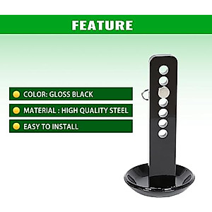 ECOTRIC New Heavy Duty Round Dome Snow Plow Shoe Skid Compatible with John Deere