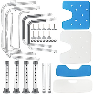 Shower Chair Bath Seat for Inside Bathtub with Arms and Back Tub Bathroom Stool for Seniors Handicap Elderly and Disabled, Supports up to 330 lbs