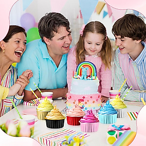 Dandat 300 Pack Aluminum Foil Cup with Lid Baking Cake Pan 5oz Disposable Ramekin Cupcake Liners Dessert Cups Mini Muffin Liner Cake Containers Flan Molds Tin for Valentine's Day Wedding Birthday