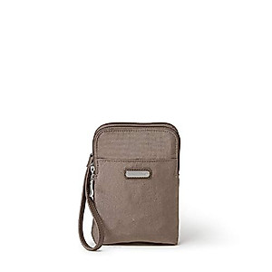 Baggallini Womens - Small Travel Bag With Blocking Sleeves Water-resistant Lightweight Mini Purse Take Two RFID Bryant Crossbody, Portobello Shimmer