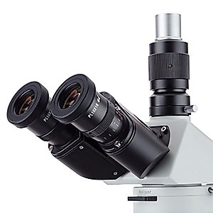 AmScope 40x-800x Polarizing Metallurgical Microscope w Top and Bottom Lights + 16MP USB3.0 Camera