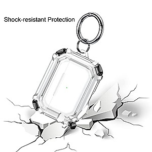 Xuyoz Airpods Pro 2nd Generation Case Cover, Airpods pro 2 Case, Clear Soft TPU Rugged Shockproof Air pod pro 2 Protective Case for Men Women with Keychain Clip for Airpods pro 2nd 2022