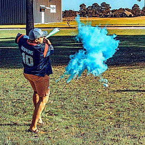 Gender Reveal Baseball Set - (1 Blue Ball, 1 Pink Ball) Exploding with Powder - Best Idea for Boy or Girl Baby Revealing Party Cute Gender Reveal Ideas Explosive Gender Ball Decorations
