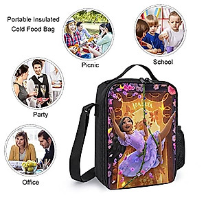 heurhdy Encanto Backpack Large Capacity Mirabel Encanto Bags Kids School Travel Fashion Bag 3d Prints Lightweight Bookbag for Boys Girls Blue Style3