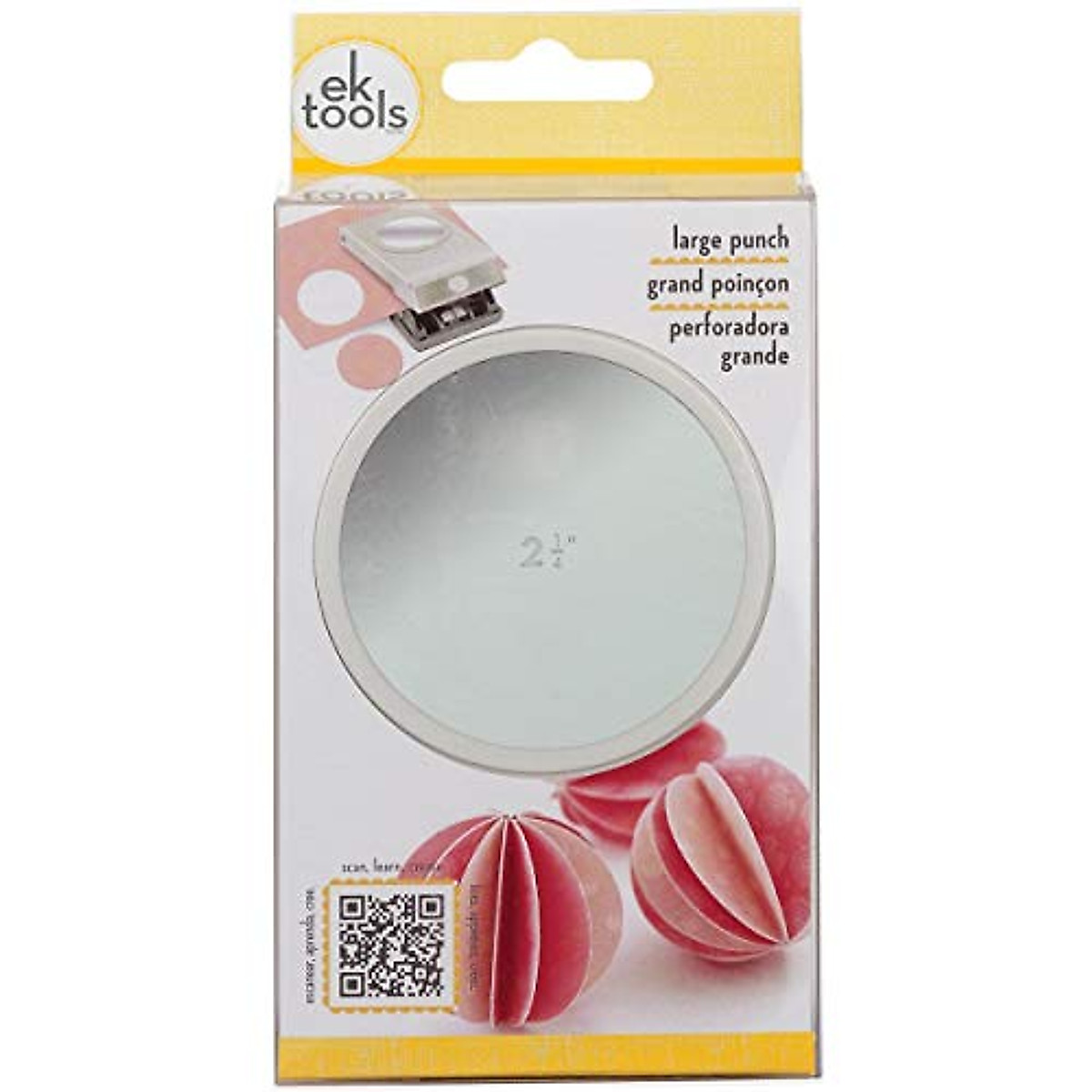 EK Tools 2.25-Inch Paper Punch, Large, Circle, New Package