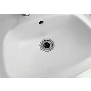 2pcs Mesh Bathroom Lavatory Sink Strainer, Stainless Steel Slop Basket Filter Trap, 2.25" Top / 1" Sink Strainer, Bathroom Wash Basin Balcony Drain Hole, Utility, Slop, Laundry, RV and Lavatory