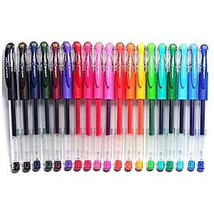Uni-ball Signo UM-151 Gel Ink Pen, 0.38 mm,19 colors set (Japan Import)