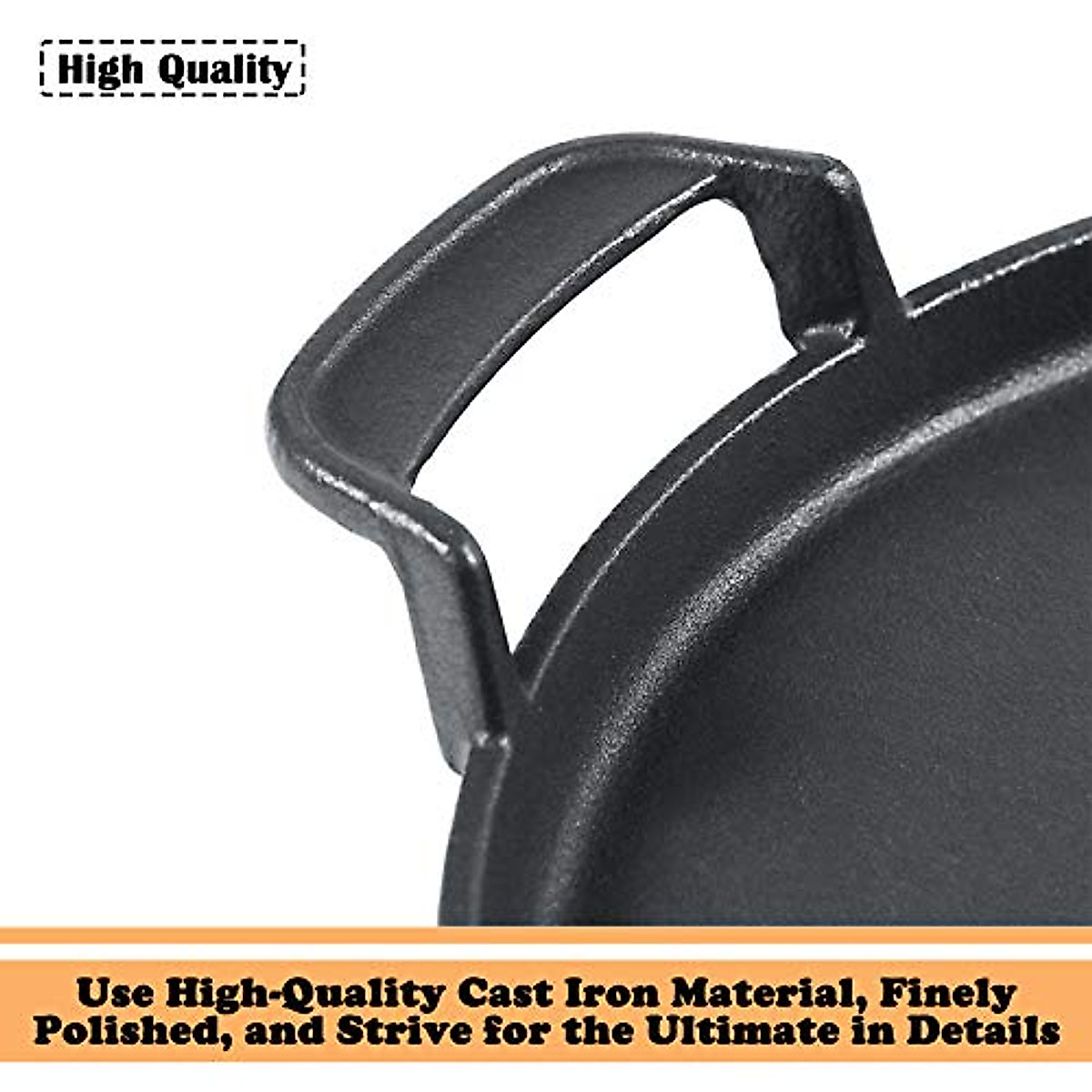 Hisencn 7421 Gourmet BBQ System Griddle for Weber Original Kettle Premium 22 1/2 inch Charcoal Grill, Cast Iron 12" For 22.5'' Smokers, Performer Premium Grill
