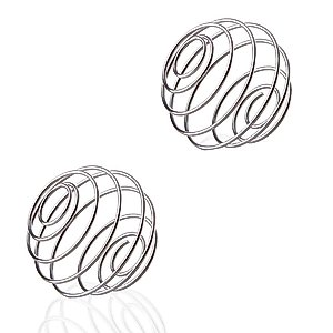 2 Pcs Stainless Steel Ball Shaker Ball Wire Whisk Ball Protein Mixing Ball for Shaker Cup Bottle Mixer (Diameter 1.97inch)