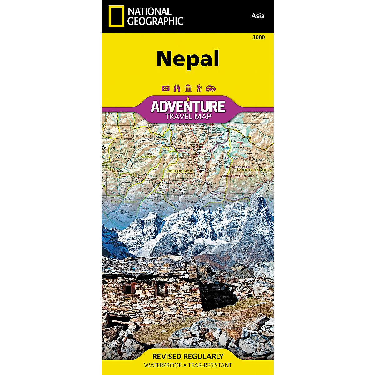 Nepal Map (National Geographic Adventure Map, 3000)