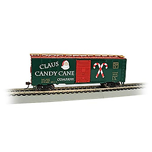 Bachmann Trains - 40' Box Car - Claus Candy Cane CO - HO Scale