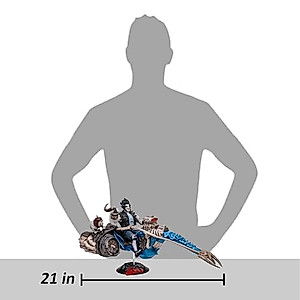 McFarlane Toys - DC Multiverse Lobo & Spacehog (Justice League of America) - 7in Scale Action Figure with Vehicle, Gold Label, Amazon Exclusive