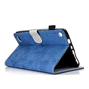 Tablet PC Case Case Compatible with Kindle Fire 7 2015/2017/2019 Case Cover,Slim Smart Folio Stand Cover Shockproof Protective Cases Auto Sleep/Wake Protective Case Tablet Home (Color : Blue)