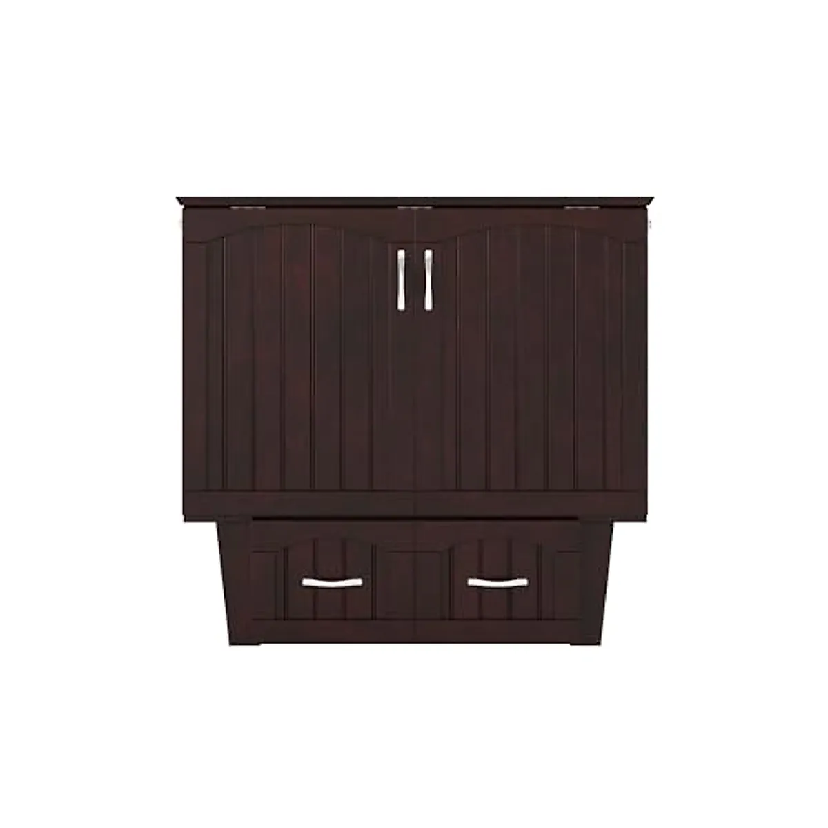 AFI, Sydney Twin Wood Murphy Bed Chest with Storage and Charging Station, Espresso