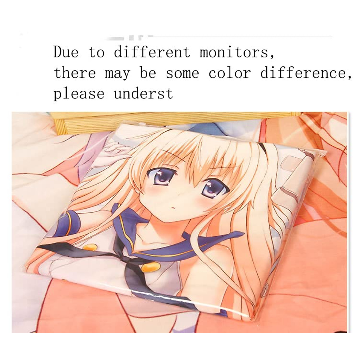 TANGYAN Fluttershy My Little Pony MLP Body Pillow Cover/Case with Zipper Closure Peach Skin 150 x 50cm(59in x 19.6in) Anime Fans Gift Home Room Decor