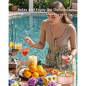 VTS Candles for Home Scented, 6 Pack Aromatherapy Candles (Lavender, Vanilla, English Pear & Freesia, Neroil, Clary Sage, Jasmine Sambac), Candles Gift Set for Stocking Stuffers, Christmas, Birthday